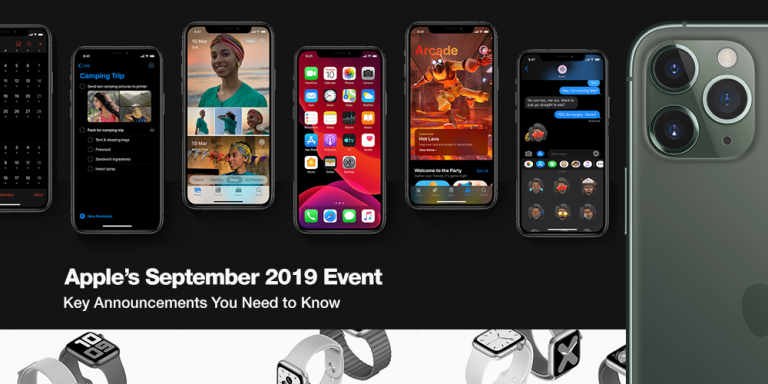 Insights of Announcements from Apple's September 2019 Event